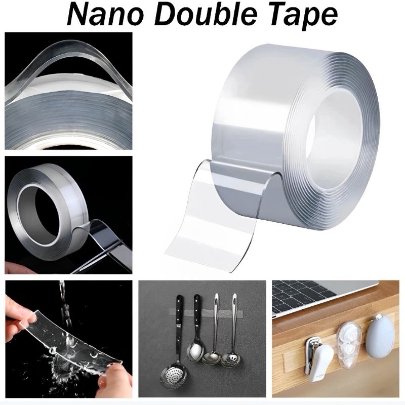 Jual HOMEWARE Double Tape Gel Isolasi Bening 2 Sisi Perekat Dinding ...