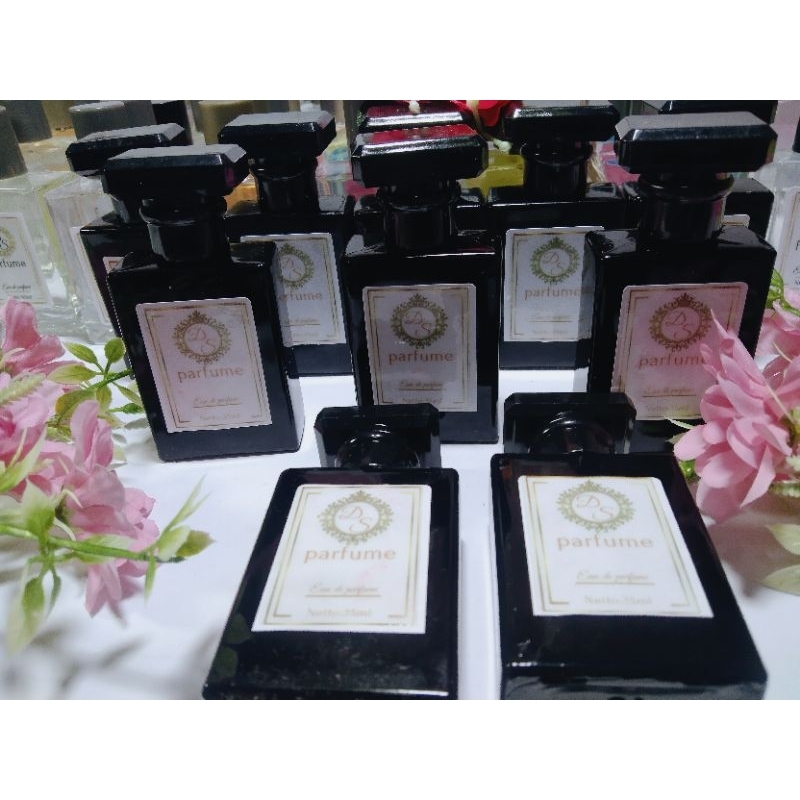 Jual parfum botol kotak warna hitam parfum tahan lama pria wanita ...