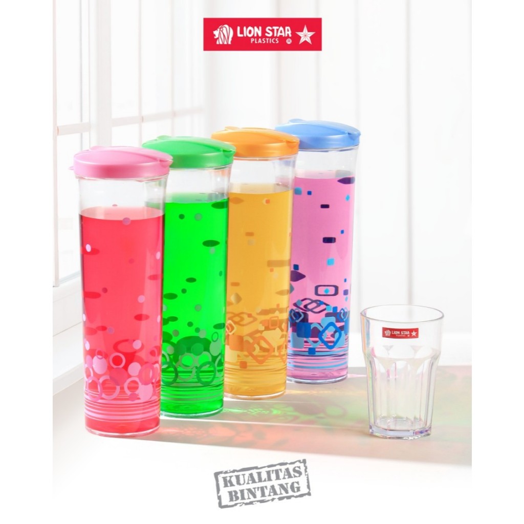 Jual Botol Air Minum Kulkas L-18 Elfina Cool Pot 1 Liter Lion Star Tempat Minuman Plastik ...