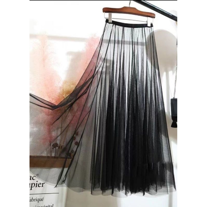 Jual Rok tule dance transparan belah pinggir | Shopee Indonesia