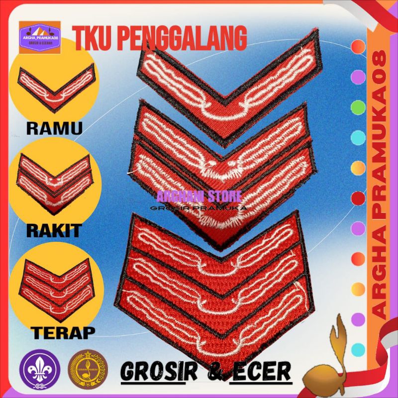 Jual Grosir 100 pcs Tanda Kecakapan Umum Pramuka Penggalang/TKU ...