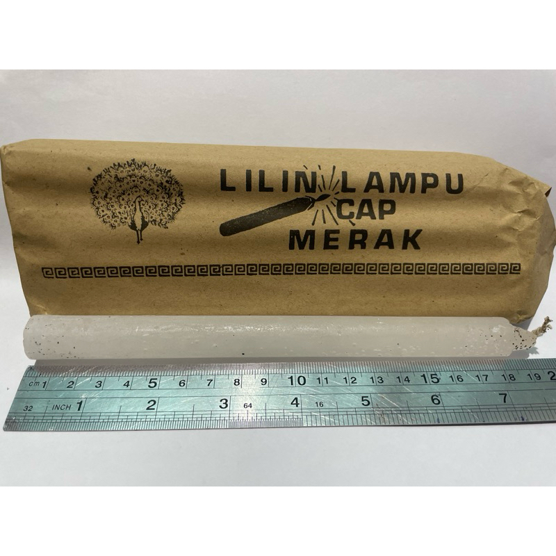 Jual Lilin besar bening isi 8 pcs panjang 18 cm bermutu tunggi untuk ...