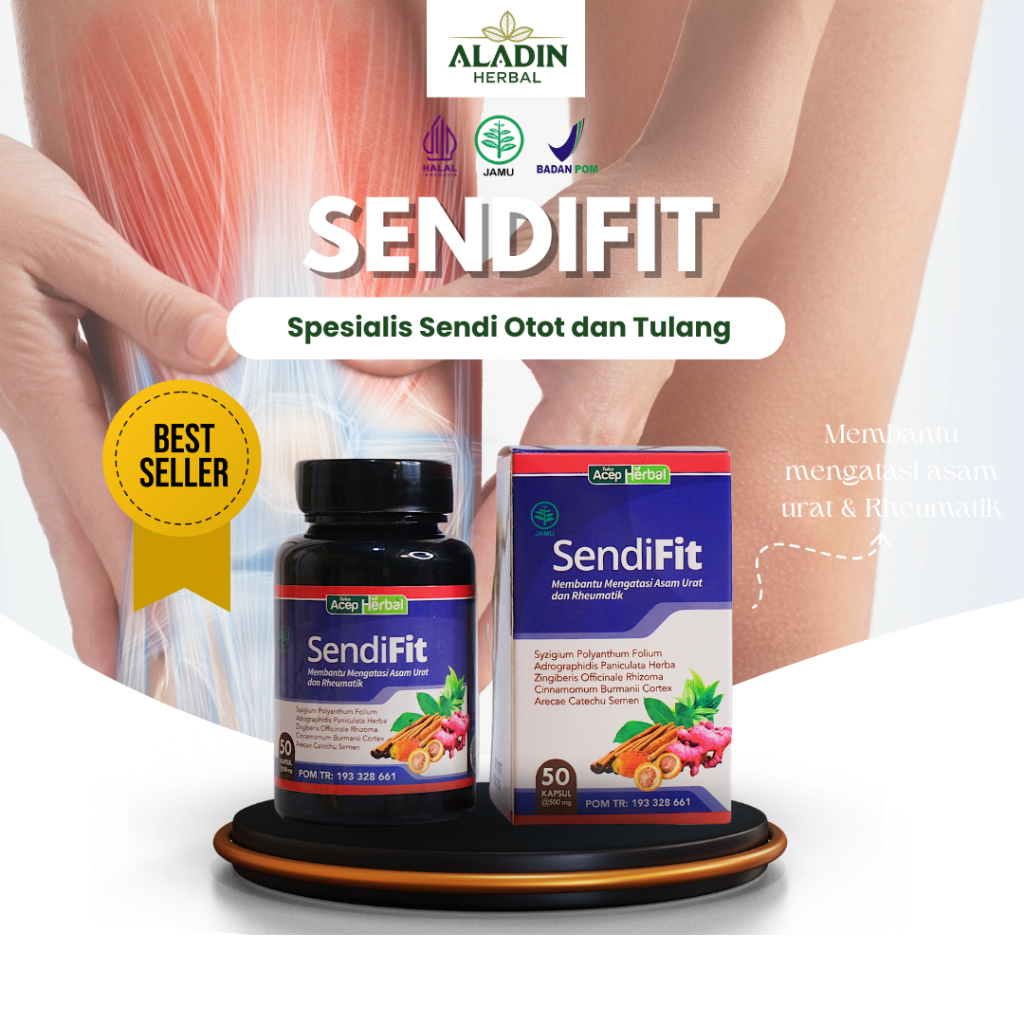 Jual Aladeena Herba - Kapsul Sendifit untuk Osteomalacia, Nyeri Lutut ...