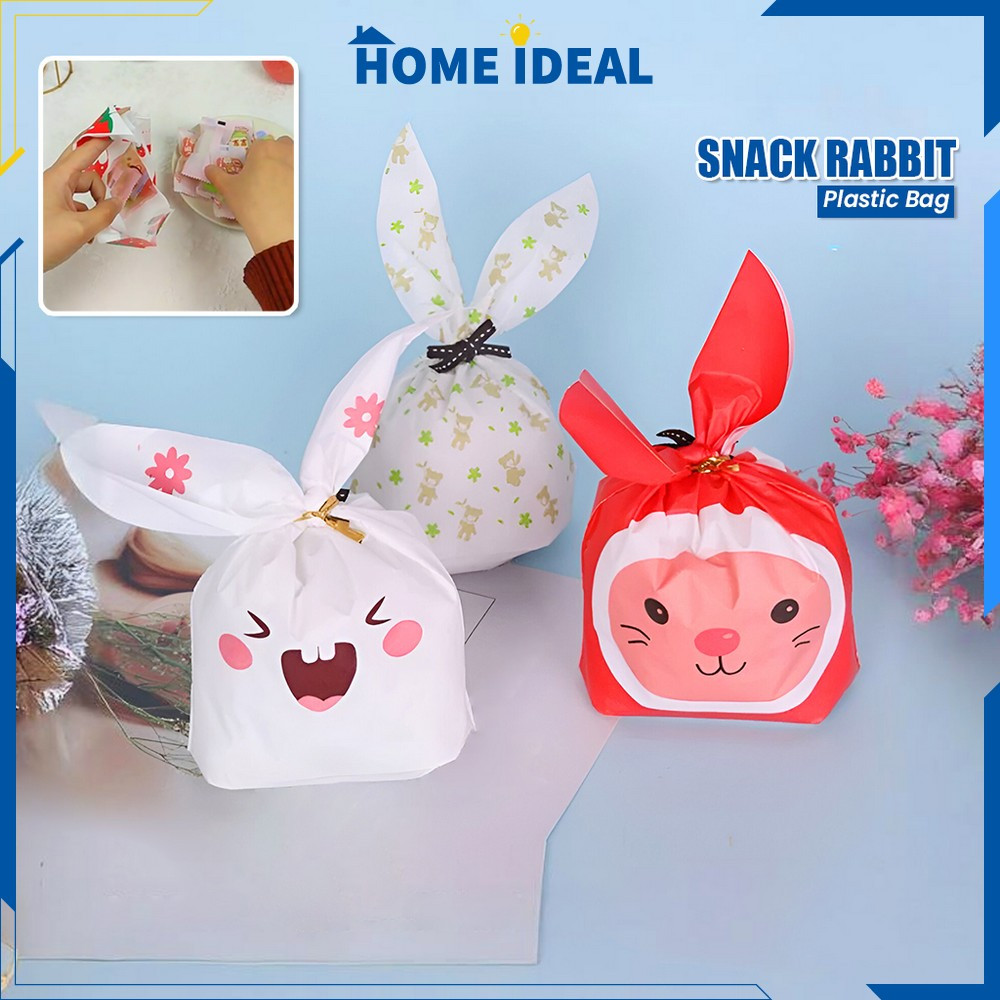 Jual Plastik Goodie Bag Kecil Rabbit Plastic Bag Snack / Plastik ...