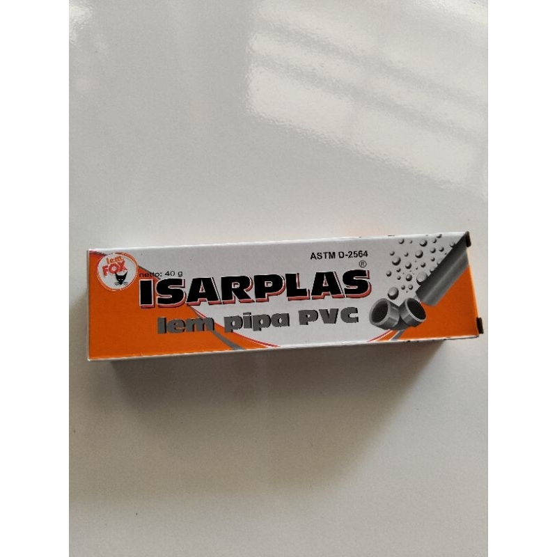 Jual LEM PIPA PVC/ LEM CAIR ISARPLAS kemasan 40gr | Shopee Indonesia