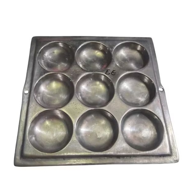 Jual Cetakan cilor/cimin lubang 9/cetakan telur bulat isi 9 + tutup ...