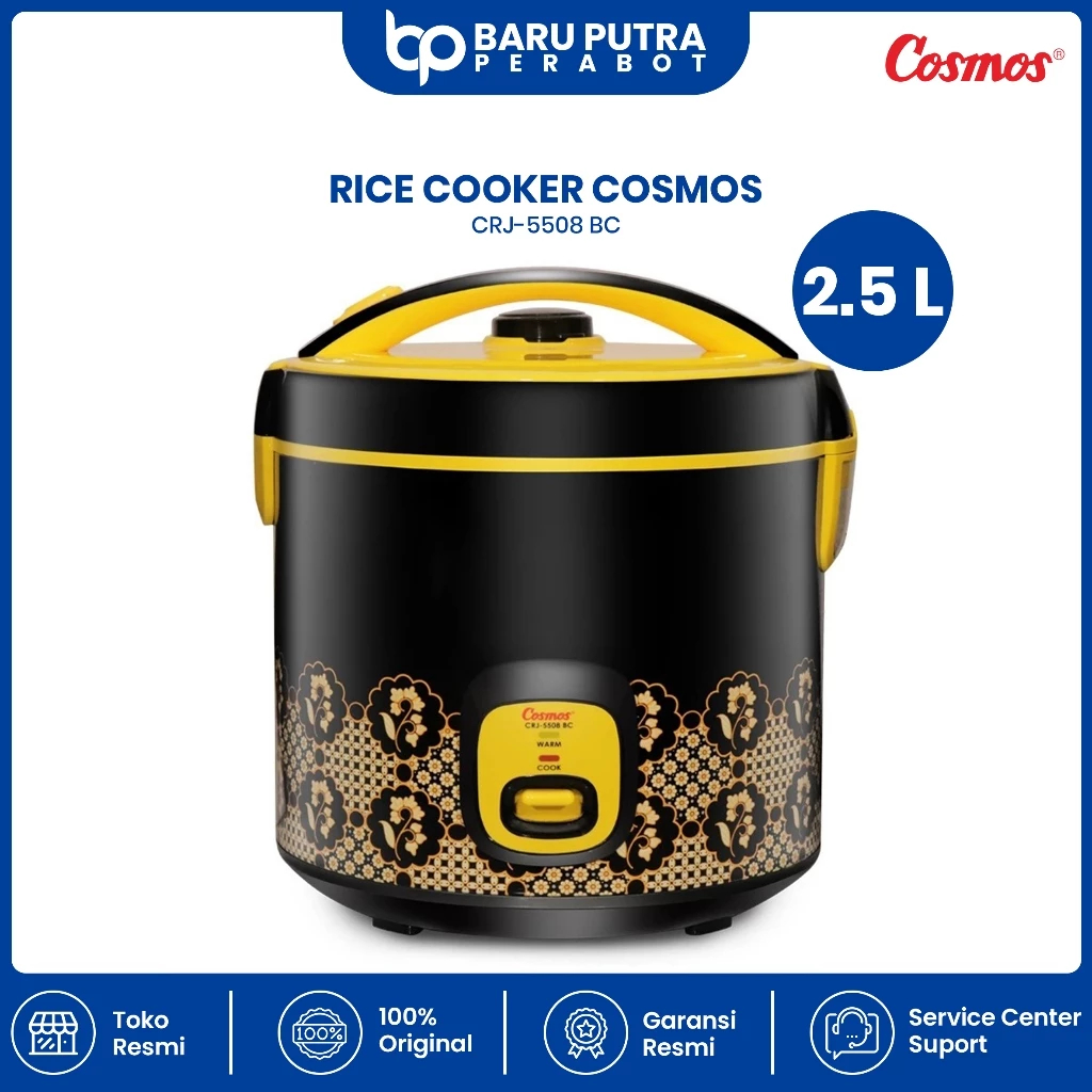 Jual COSMOS CRJ-5508 BC Magic Com / Rice Cooker Batik Big Capacity 2.5 ...