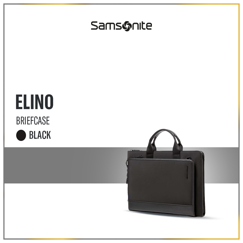 Jual Samsonite Elino Briefcase - Black | Shopee Indonesia