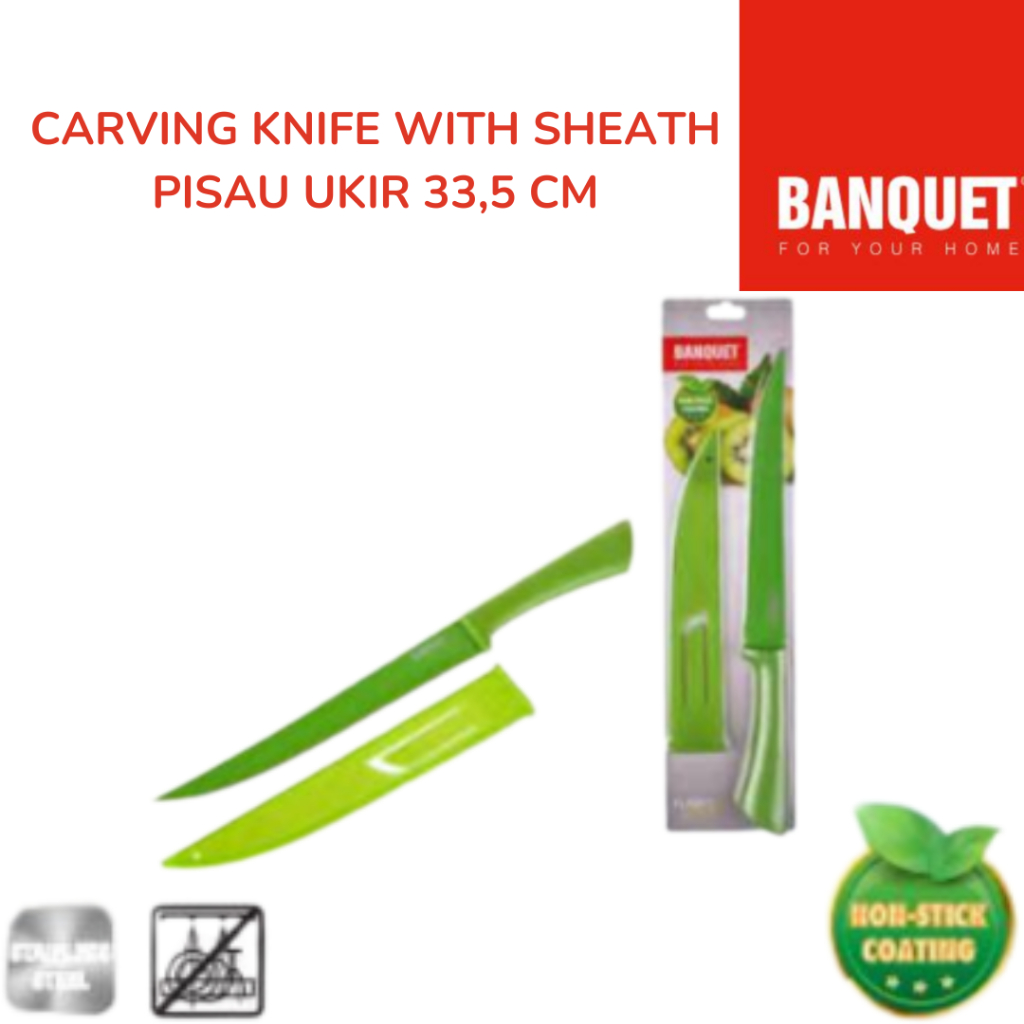 Jual BANQUET Pisau Dapur Serbaguna Pisau Ukir - Knife Slicer Chef Knife ...