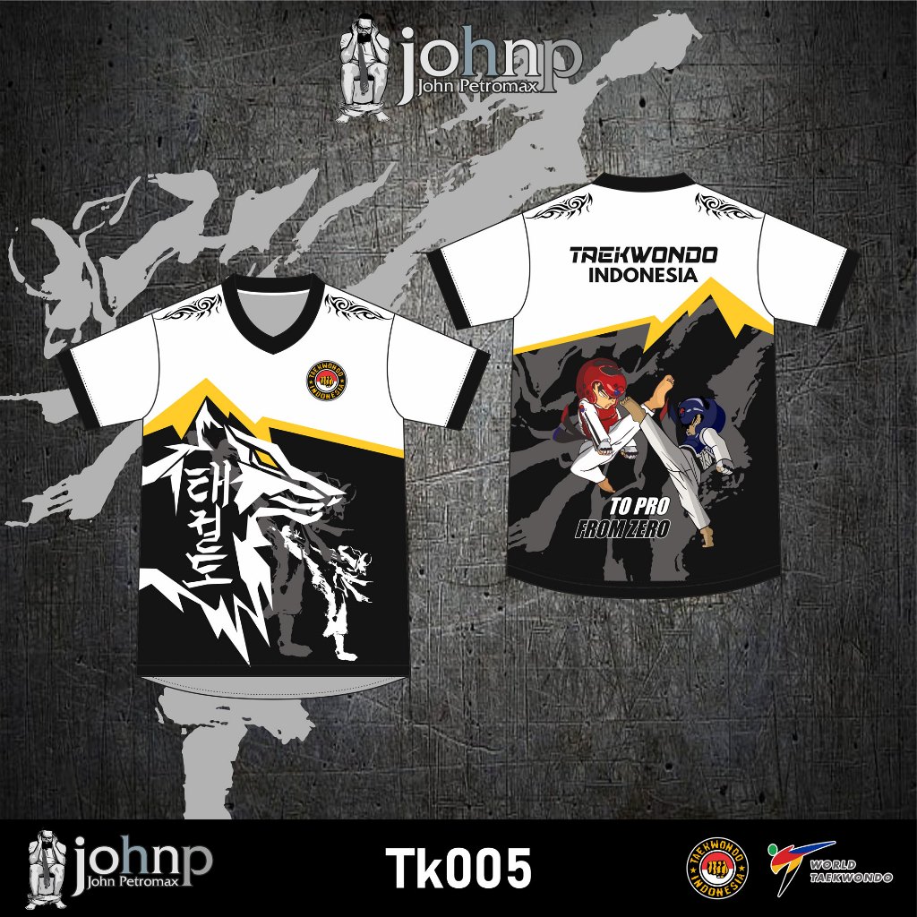 Jual Jersey Taekwondo TK05, Bahan Drifit Emboss Premium, Bisa Custom Logo, Custom Nama | Shopee ...