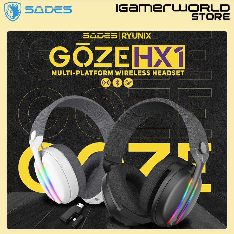 Jual Ryunix GOZE HX1 / HX-1 Wireless Tri Mode Connection Multiplatform ...