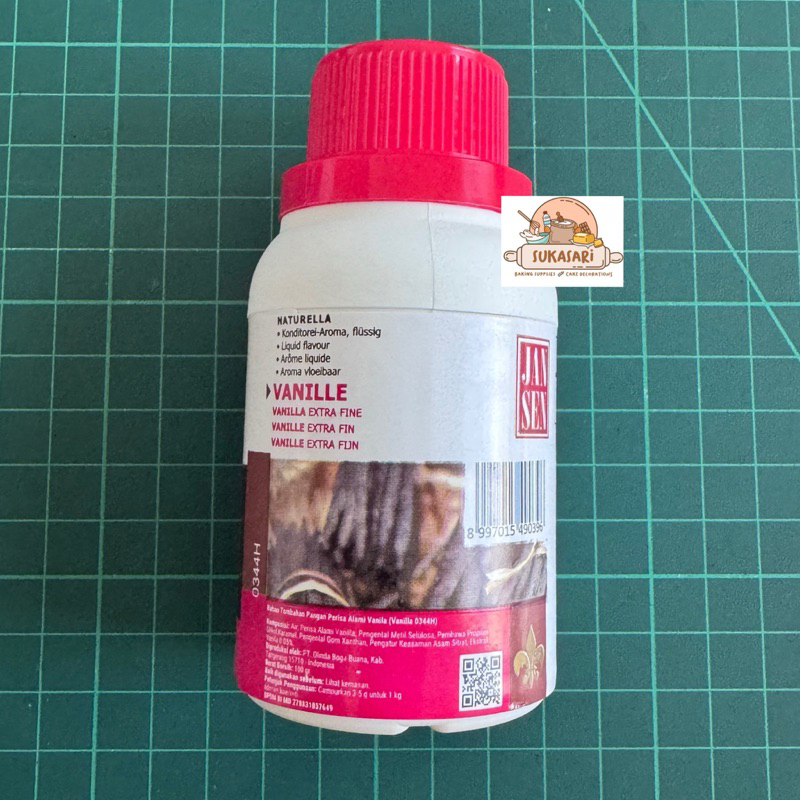 Jual Jansen Vanilla Extract 100gr extra fine Perisa Flavoring vanilli ...