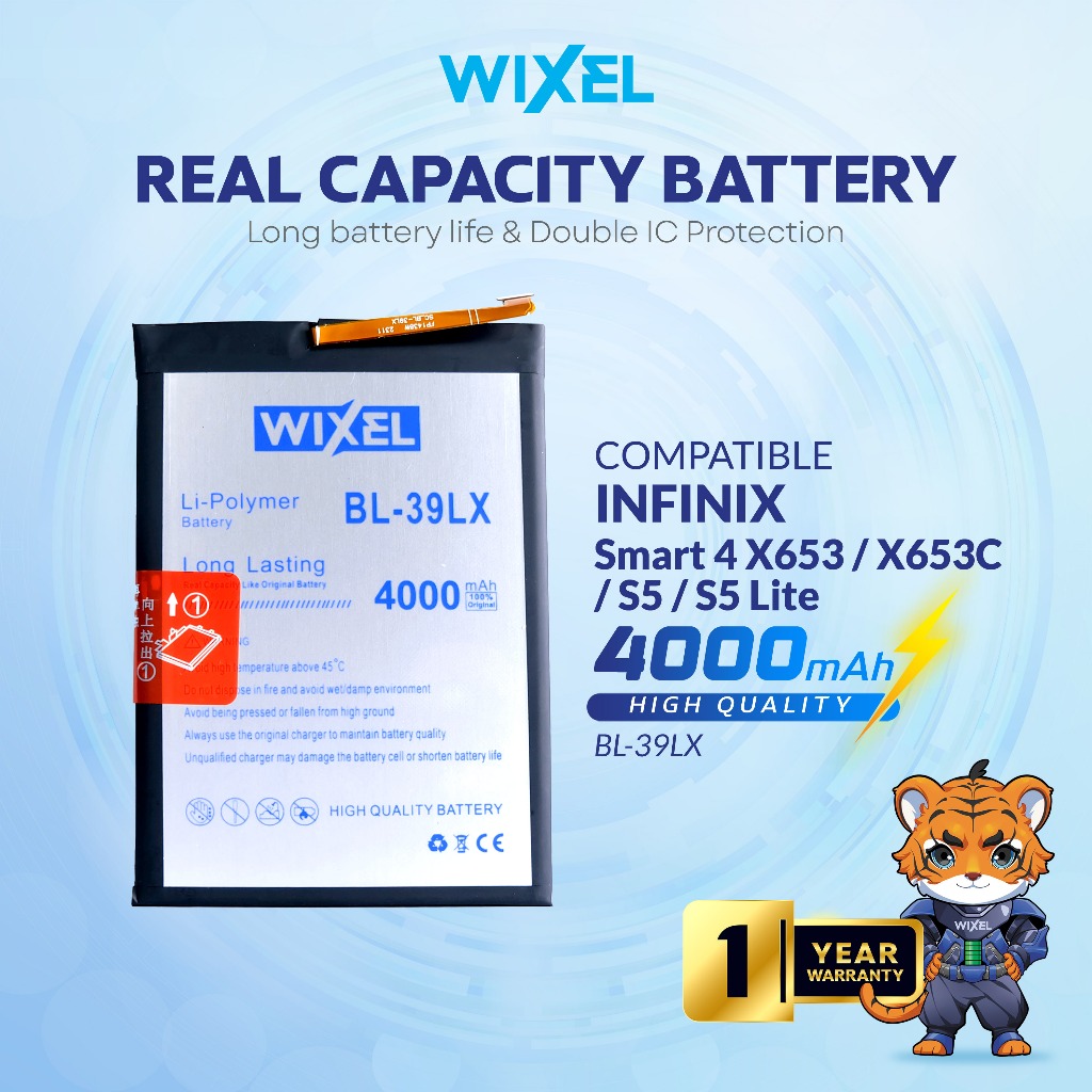 Jual WIXEL Baterai Infinix Smart 4 X653 X653C S5 X652 X652A S5 Lite ...