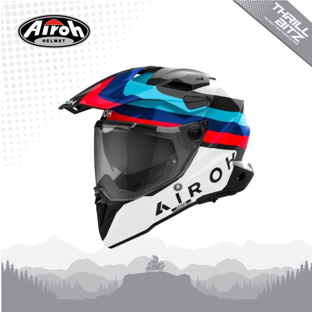 Jual Helm Airoh Commander 2 Helmet Doom Black Gloss | Shopee Indonesia