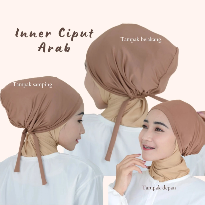 Jual 50 PILIHAN WARNA Inner Ciput Arab JERSEY Premium Daleman Hijab ...