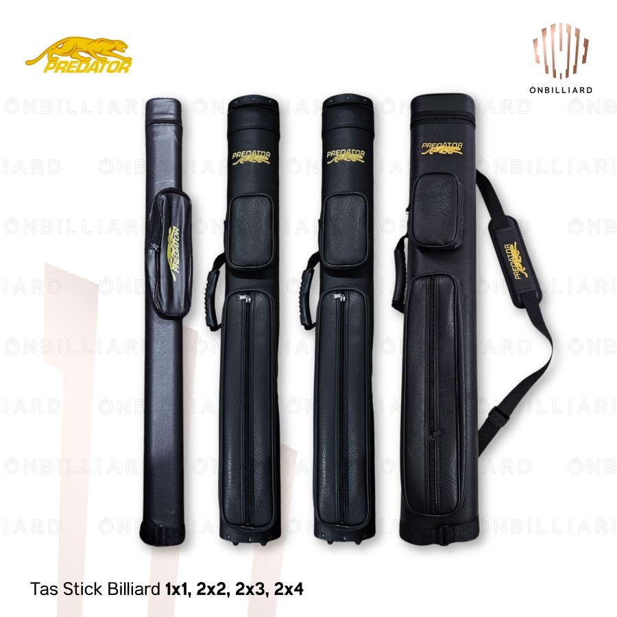 Jual Predator Tas Stick Billiard 2x2 2x3 2x4 Cue Case Billiard PU Leather Hard Case 4 5 6 Lubang ...