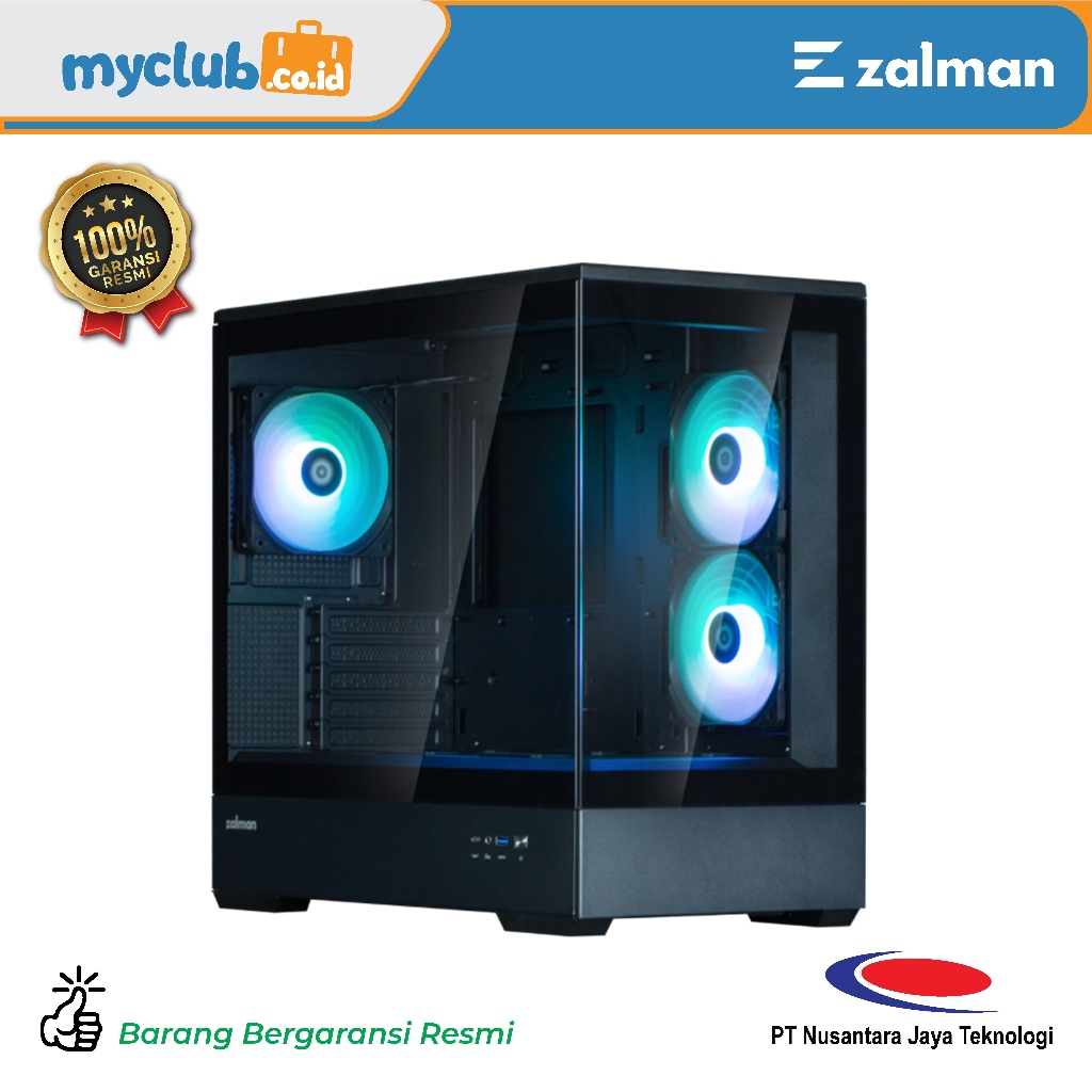 Jual Zalman Casing PC P30 Black V2 Mini Tower | Shopee Indonesia