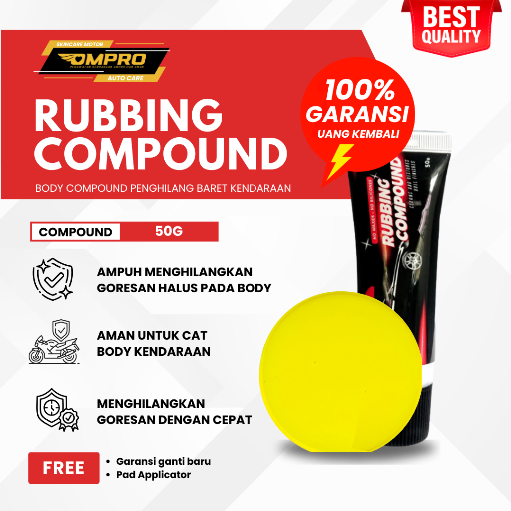 Jual Compound Penghilang Baret Motor Body Mobil Alf Rubbing Compound ...