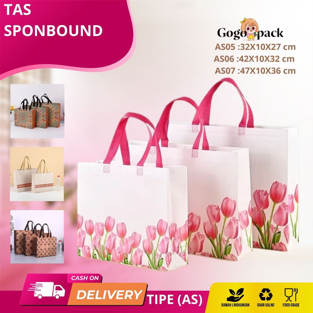 Jual Tas Spunbond / Goodie Bag Spunbond / Spoundbond Bag / Tas Belanja ...
