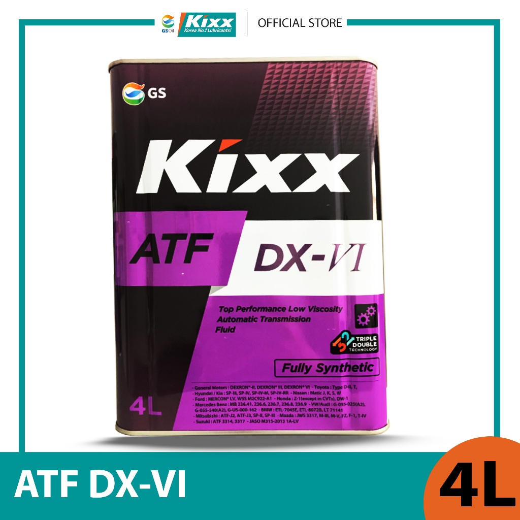 Jual KIXX - ATF DX-VI Fully Synthetic 4 Liter | Shopee Indonesia