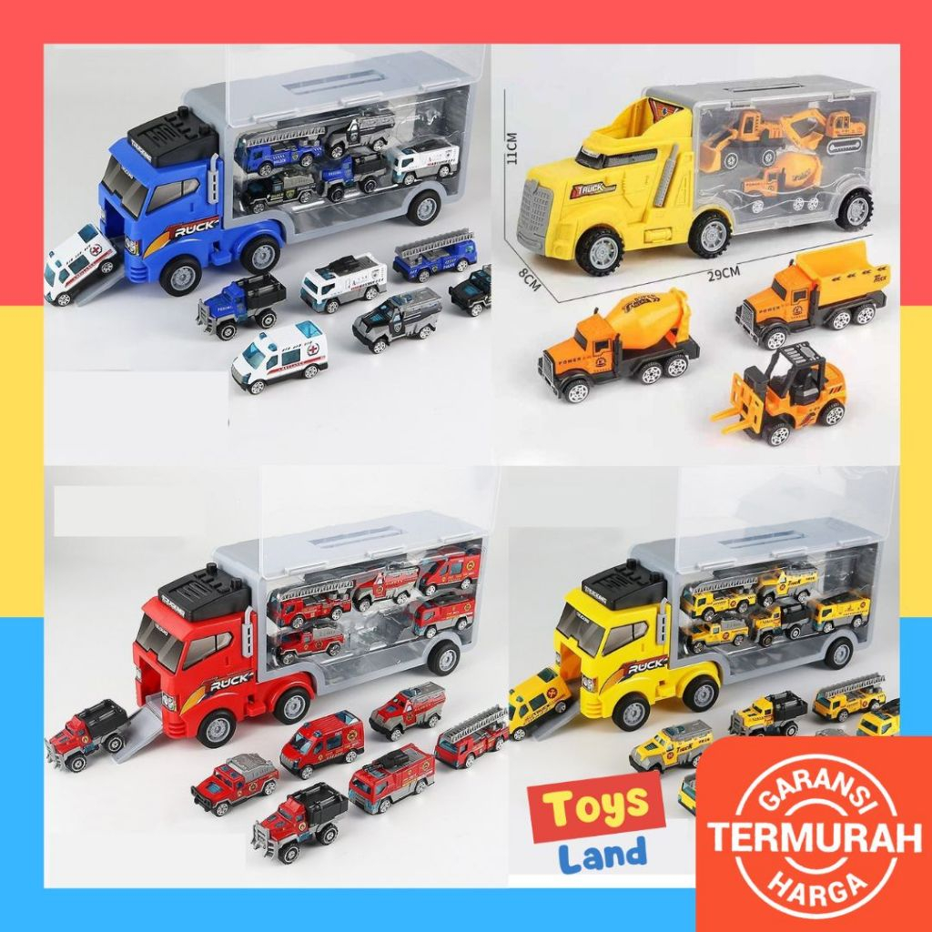 Jual Storage Truck Set Mainan Mobil Truk Kontainer Mainan Mobil Mobilan ...