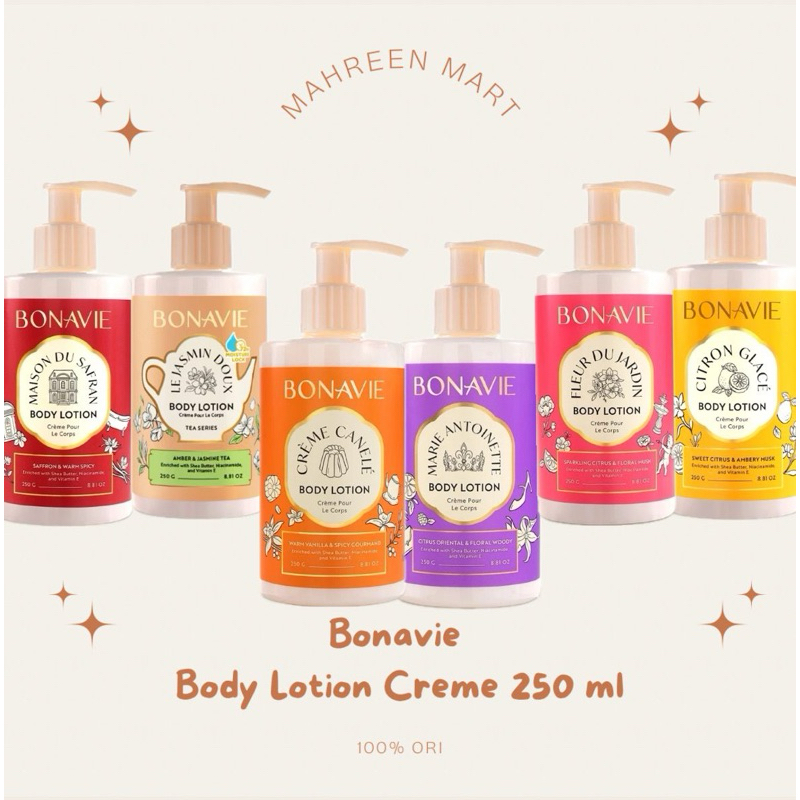 Jual Bonavie Body Lotion Creme 250 ml | Shopee Indonesia