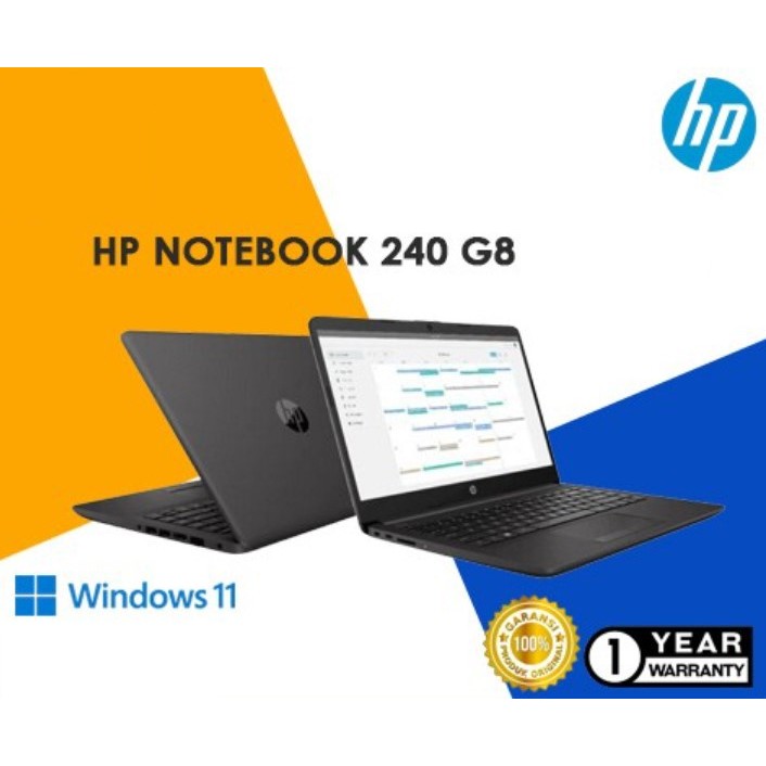 Jual Notebook HP 240 G8 L7PA i3-1005G1,4GB,512GB SSD,14" HD,W10H,1YR ...