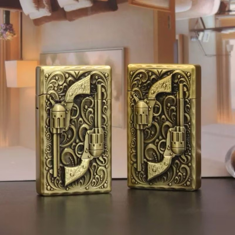 Jual korek api bara model pistol timbul 3 dimensi Korek pistol unik ...