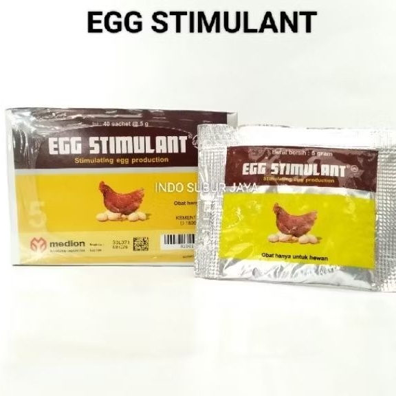 Jual [ 1 KOTAK ISI 40 SACHET] Egg Stimulant Sachet Vitamin Agar Ayam ...