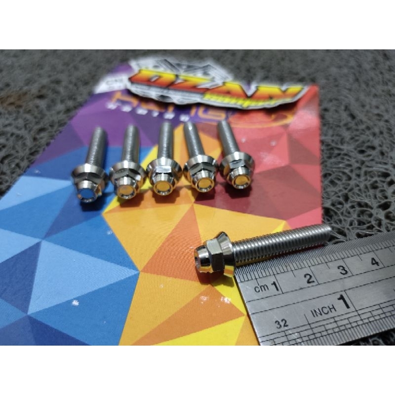 Jual baut M6x30 stainless CNC BOWL Heng baut 10 panjang 30 mm | Shopee ...