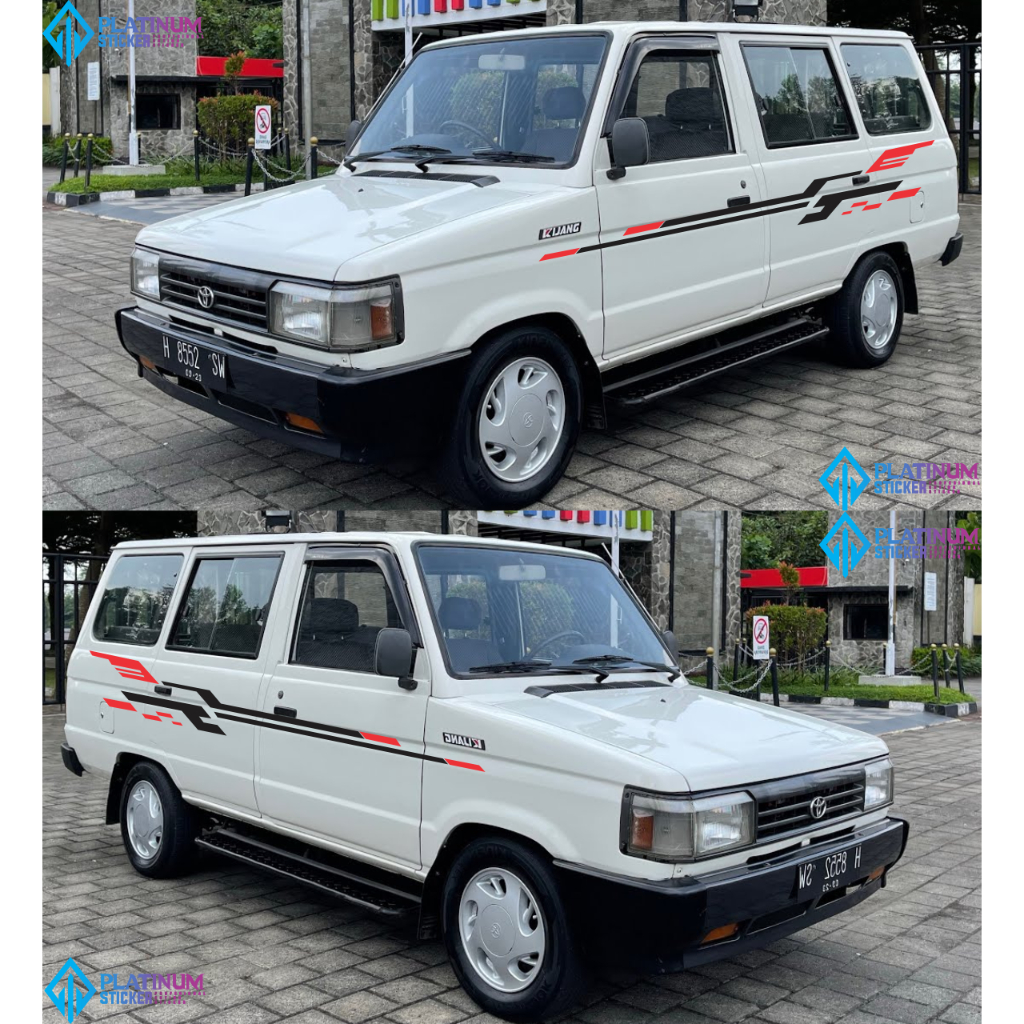 Jual PROMO Stiker Mobil Kijang Super Stiker Body Kijang Super Stiker ...