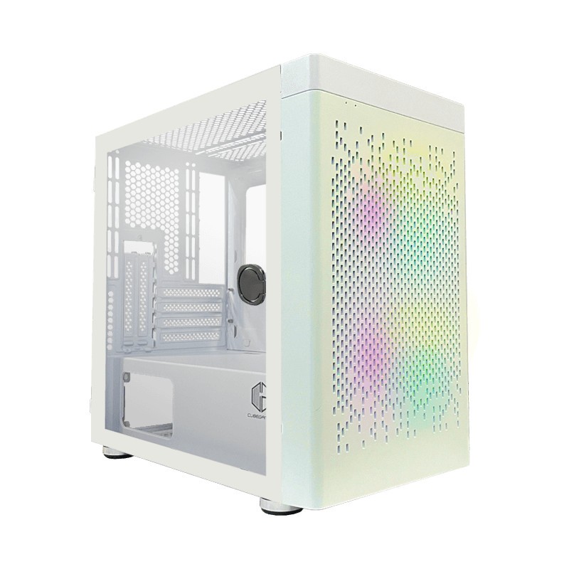 Jual Casing PC Cube Gaming Linsel M-ATX Include 2 Fan RGB | Shopee ...