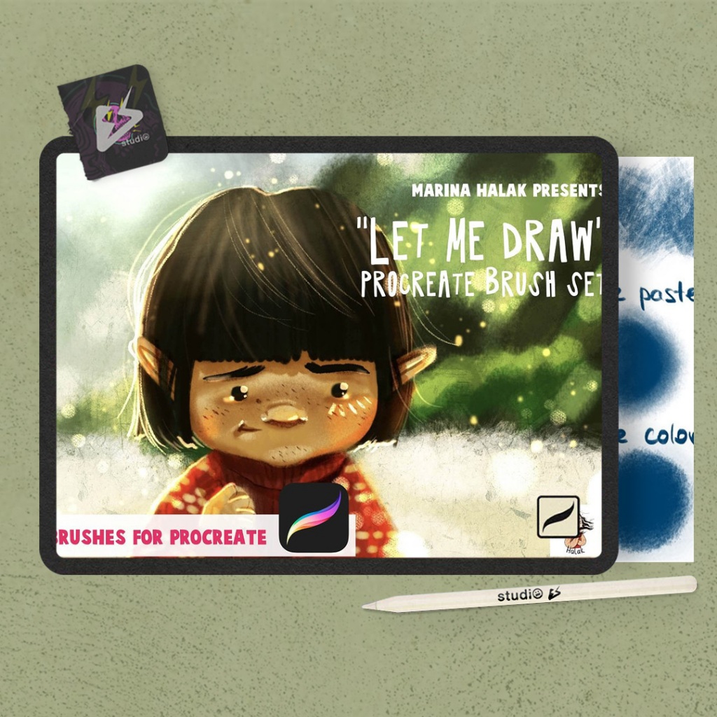 Jual Procreate Brush - MH Let Me Draw Brushes | Shopee Indonesia