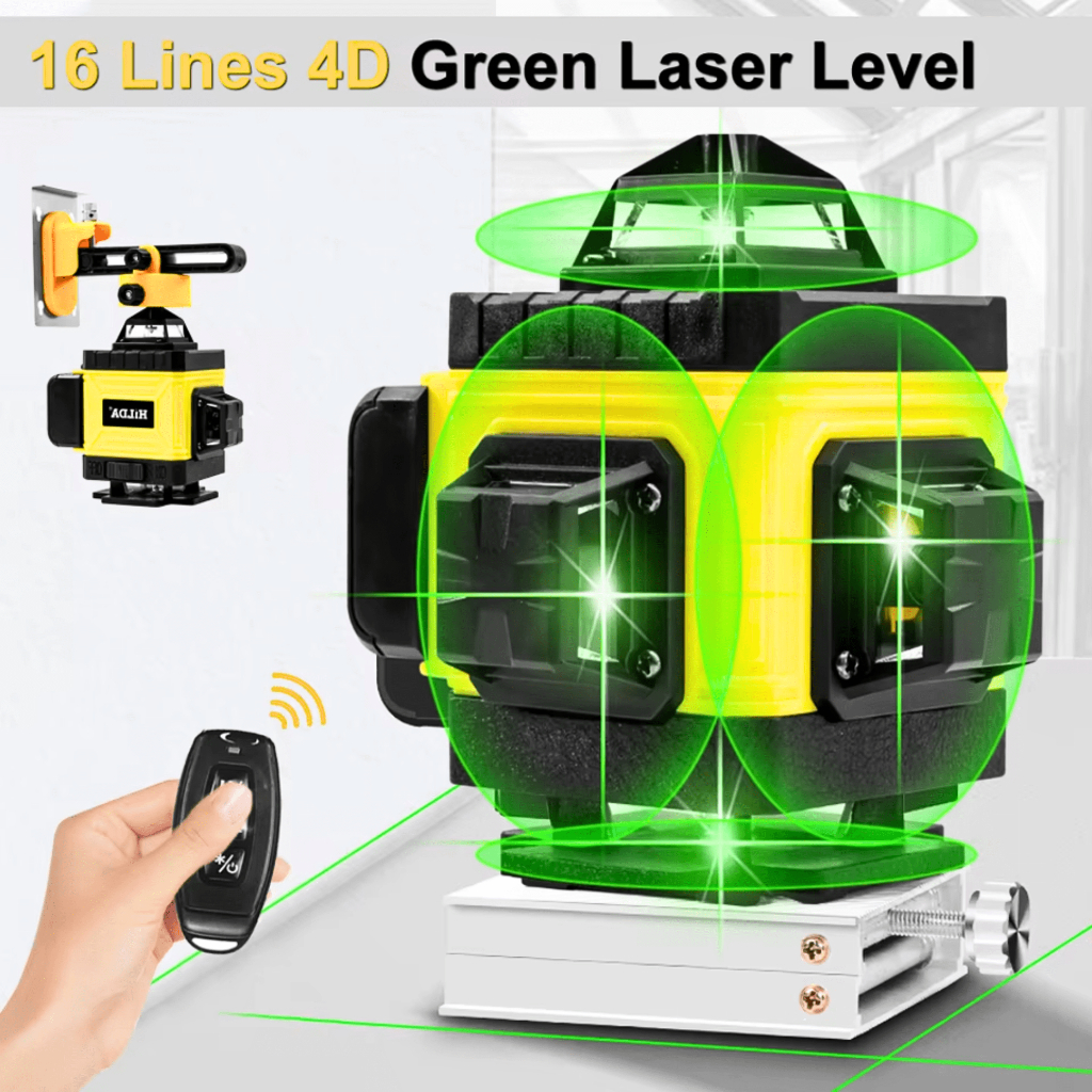 Jual PUSAT Taffware Laser Level 16 Line 4D Tukang Bangunan leveling ...