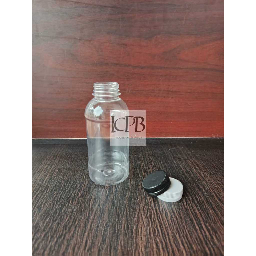 Jual Botol Cabe 200 ml Clear PET / Botol Plastik 200 ml dengan Tutup SN ...