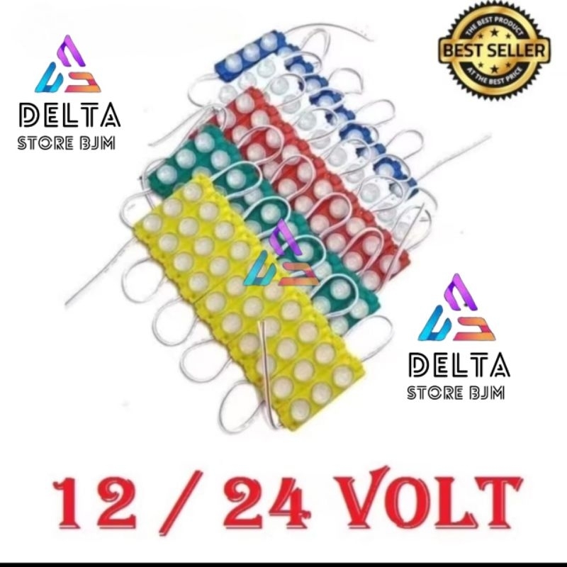 Jual LAMPU LED MODUL 3 MATA BESAR SMD DC 12 VOLT DAN 24 VOLT WATERPROOF 3 MATA 12V 24V | Shopee ...