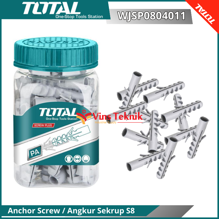 Jual Anchor Screw Angkur Sekrup S8 TOTAL WJSP0804011 | Shopee Indonesia