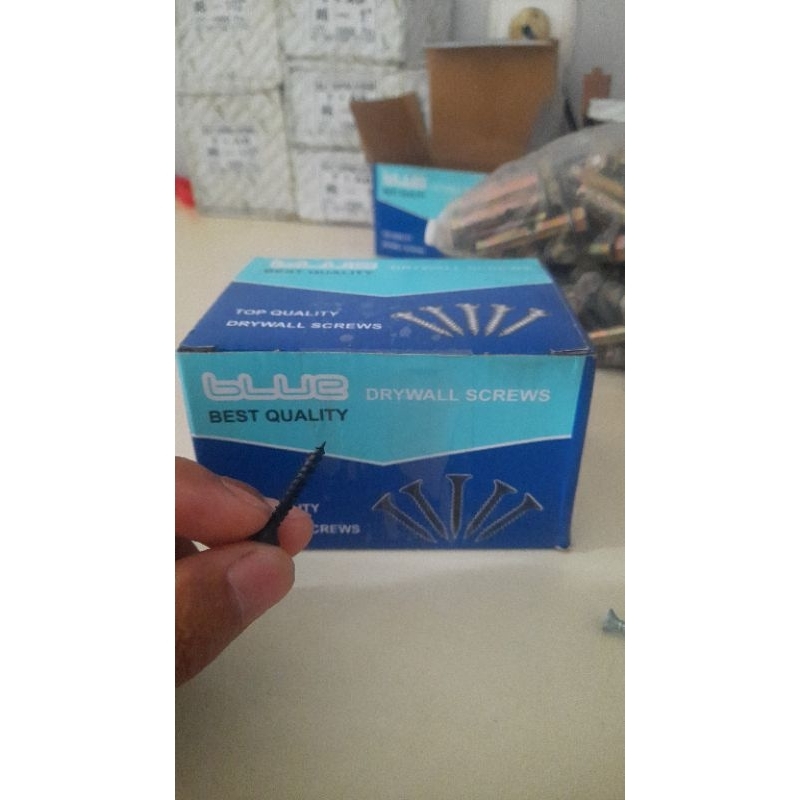 Jual Skrup Gypsum 6 x 1" merk blue tajam, barang asli ya. | Shopee ...