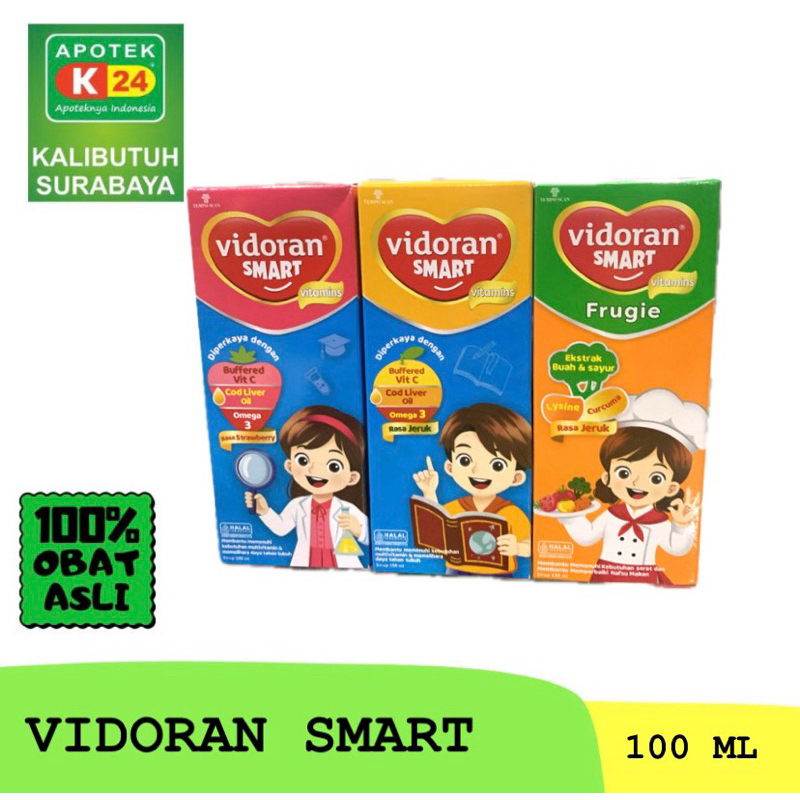 Jual Vidoran Smart Vitamin Sirup 100ml (per Botol) | Shopee Indonesia