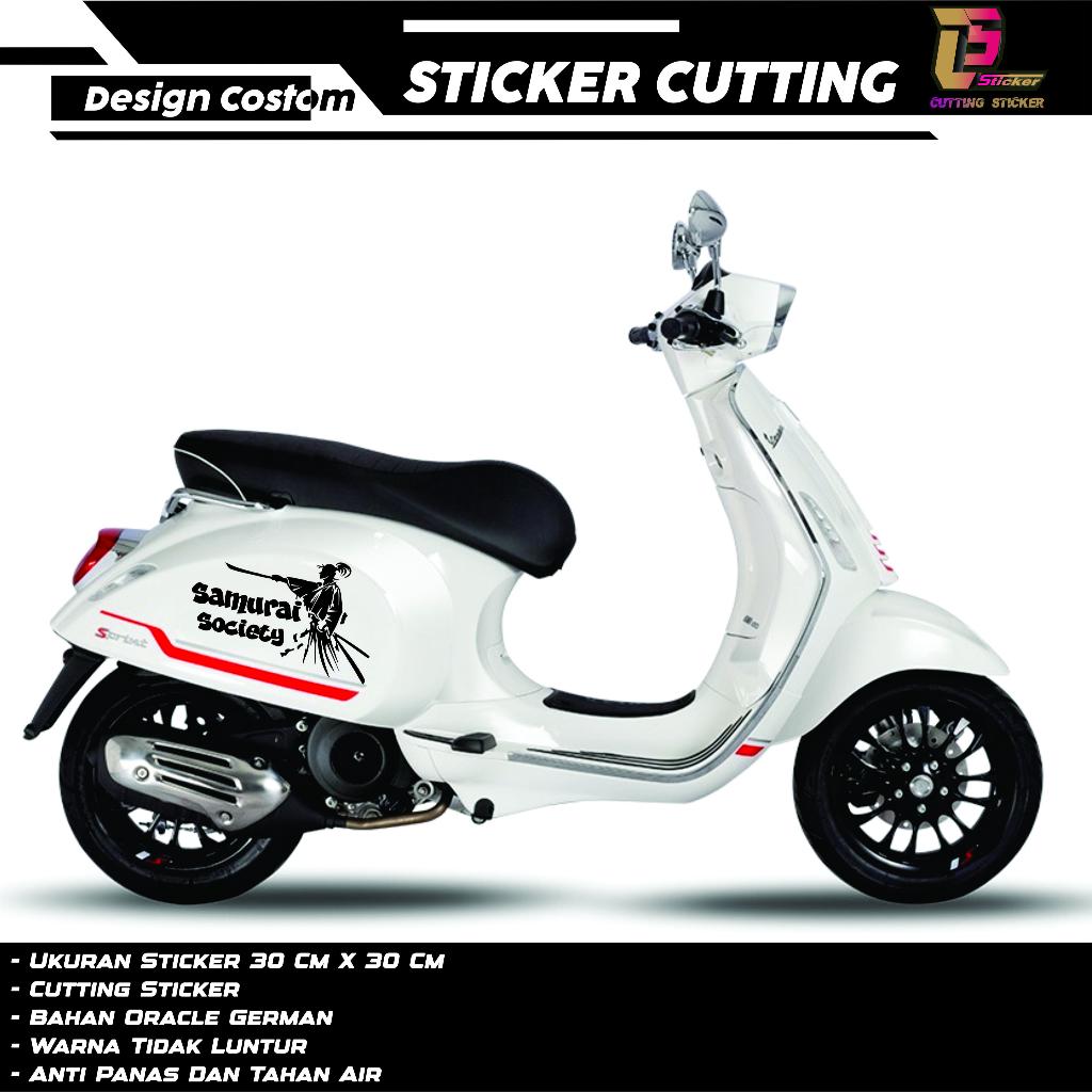 Jual STICKER CUTTING STIKER MOTOR STRIPING CUTTING VESPA SC VSP SPRINT ...