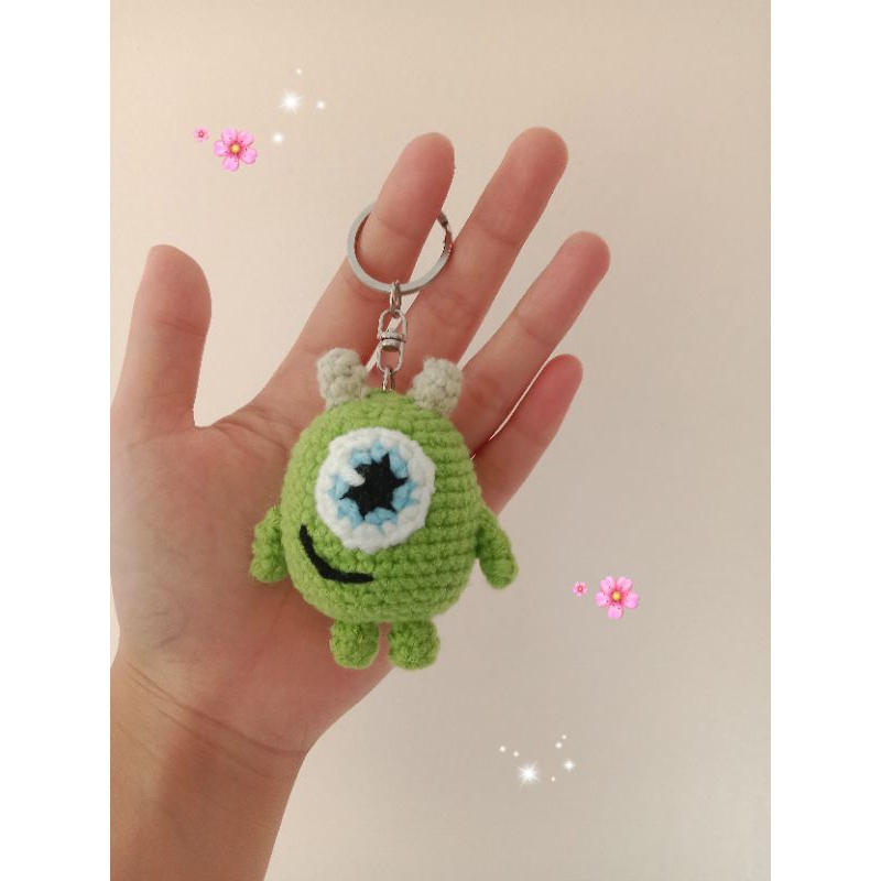 Jual Monster Inc Mike Wazowski Keychain | Shopee Indonesia