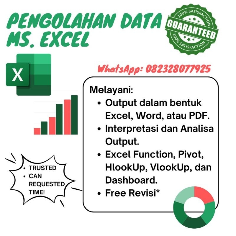 Jual OLAH DATA MS. EXCEL DAN PENGUJIAN DATA STATISTIK | Shopee Indonesia