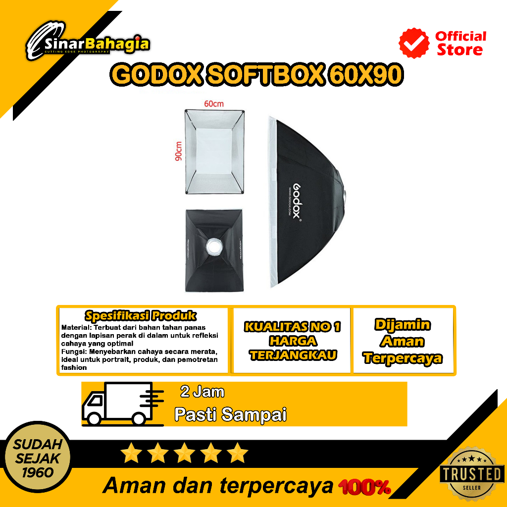 Jual GODOX SOFTBOX 60X90 | Shopee Indonesia
