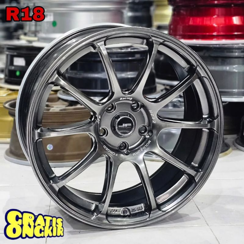 Jual velg mobil ring 18 ADVAN RZ FLOW FORMING PCD 5X114,3 velg racing r18 velg mobil racing ...