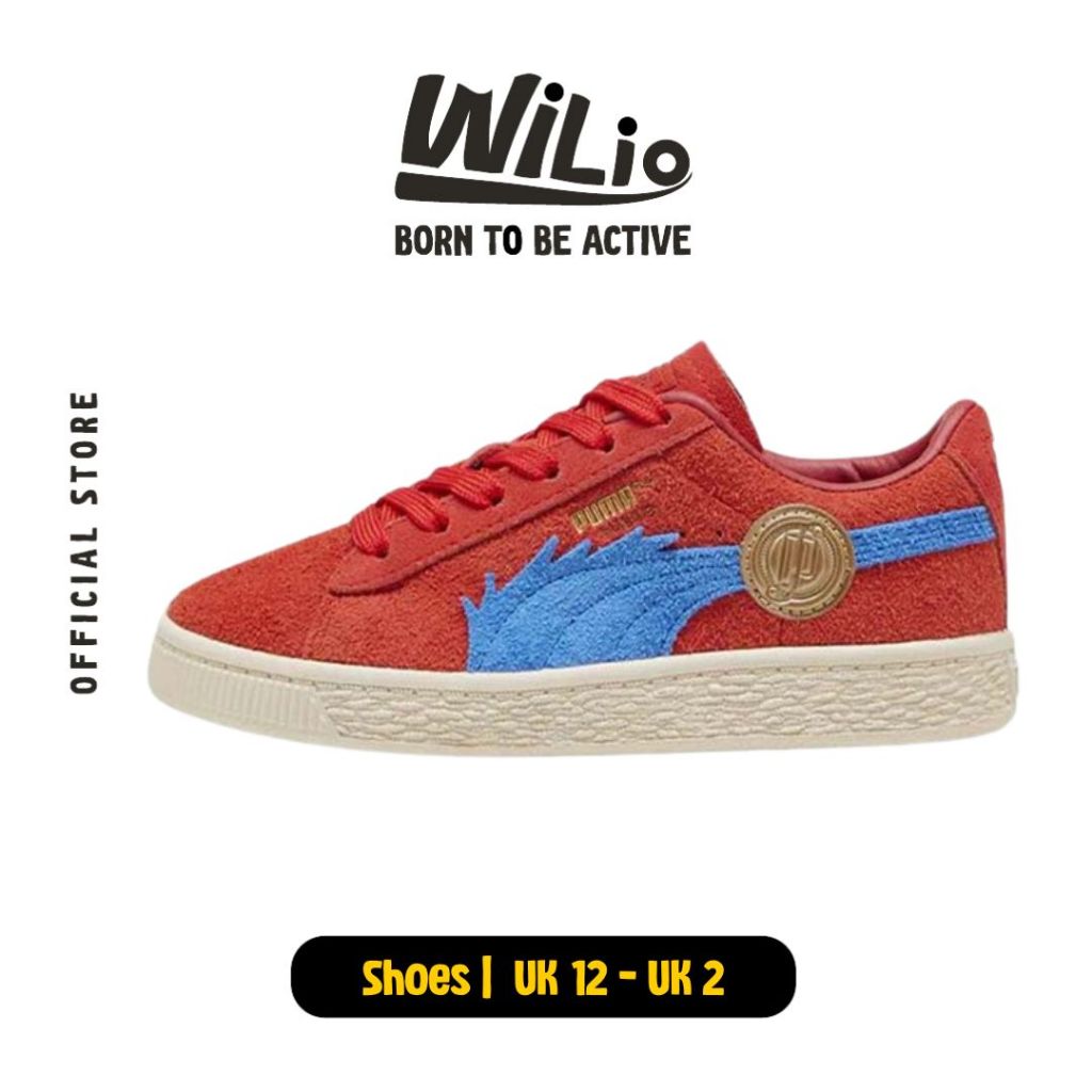 Jual PUMA Suede One Piece Ps 39664901 - Sepatu Anak (Merah) | Shopee ...