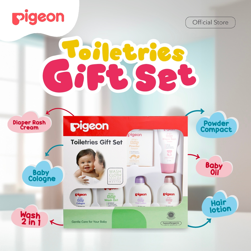 Jual PIGEON Toiletries Gift Set - PF | Hampers Bayi | Hampers Newborn ...