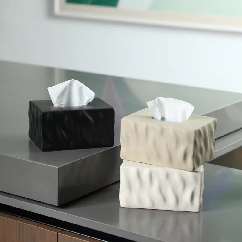Jual Coney Textured Ceramic Tissue Box/ tempat tisu kotak unik aestetik ...