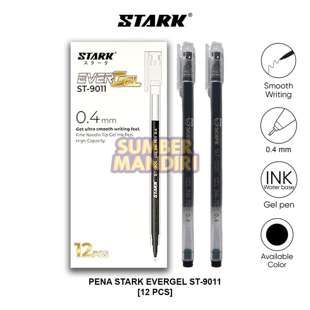 Jual Ball Pen Pulpen Pena STARK ST-9011 Gel Pen [12 PCS] | Shopee Indonesia