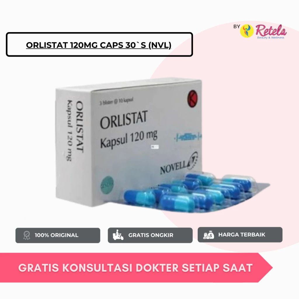Jual ORLISTAT 120MG CAPS 30`S (NVL) | Shopee Indonesia