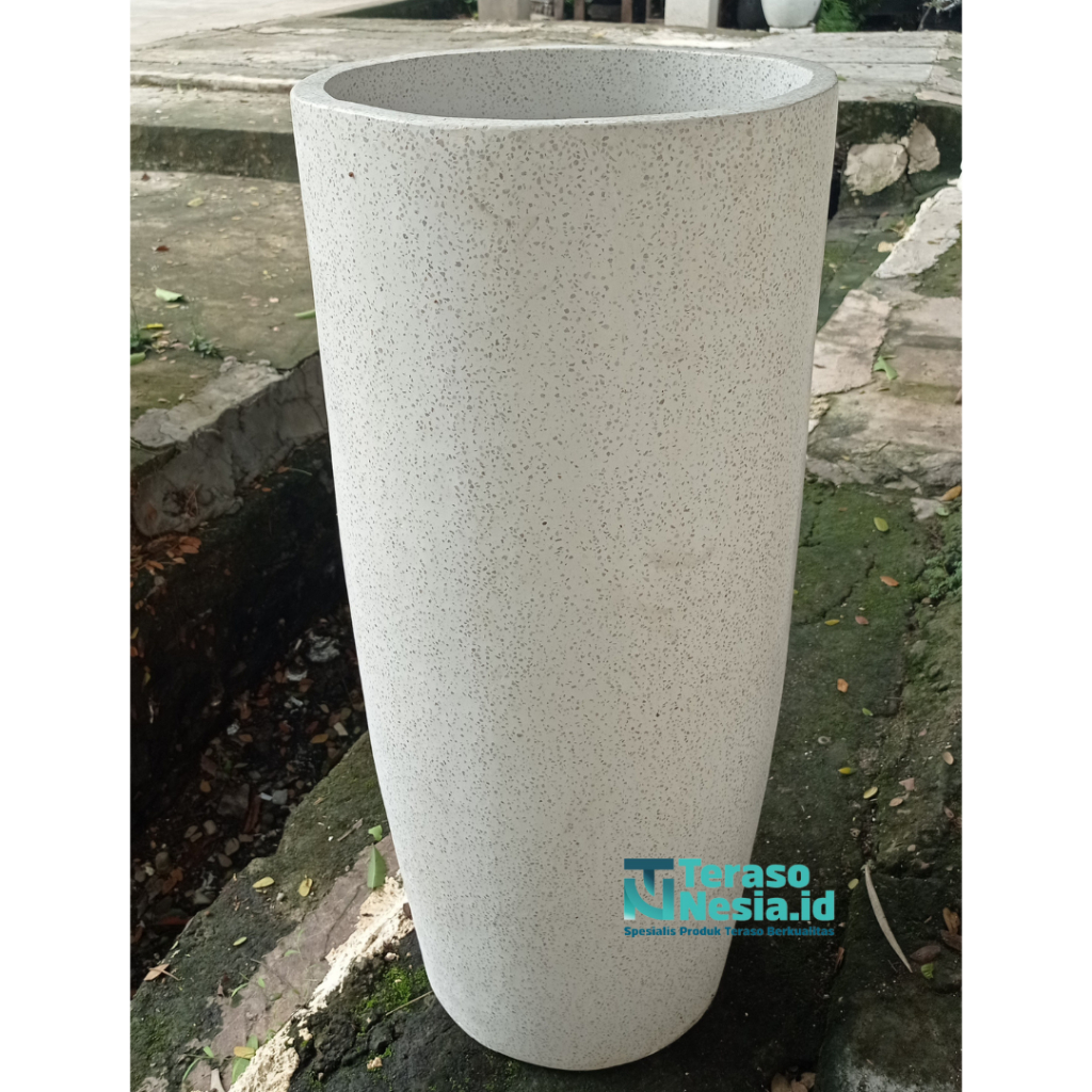 Jual Pot Terazzo Type Tabung/ Pot Teraso Outdoor Indoor Terasonesia ...